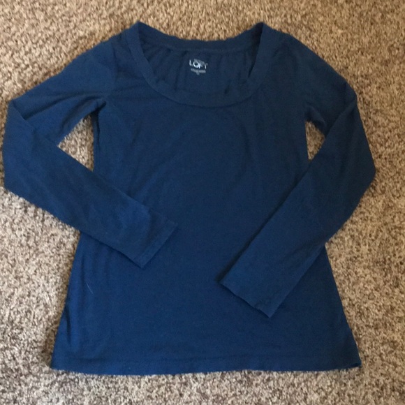 LOFT | Tops | 35 Loft Longsleeved Tshirt | Poshmark